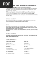 Counterclaim Sentence Starters | PDF | Games & Activities | Self ...