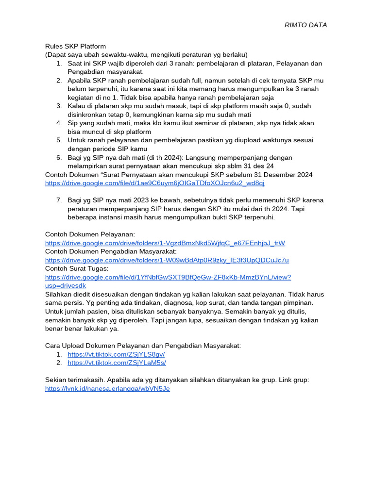 Cara Upload Dokumen Di SKP Platform | PDF