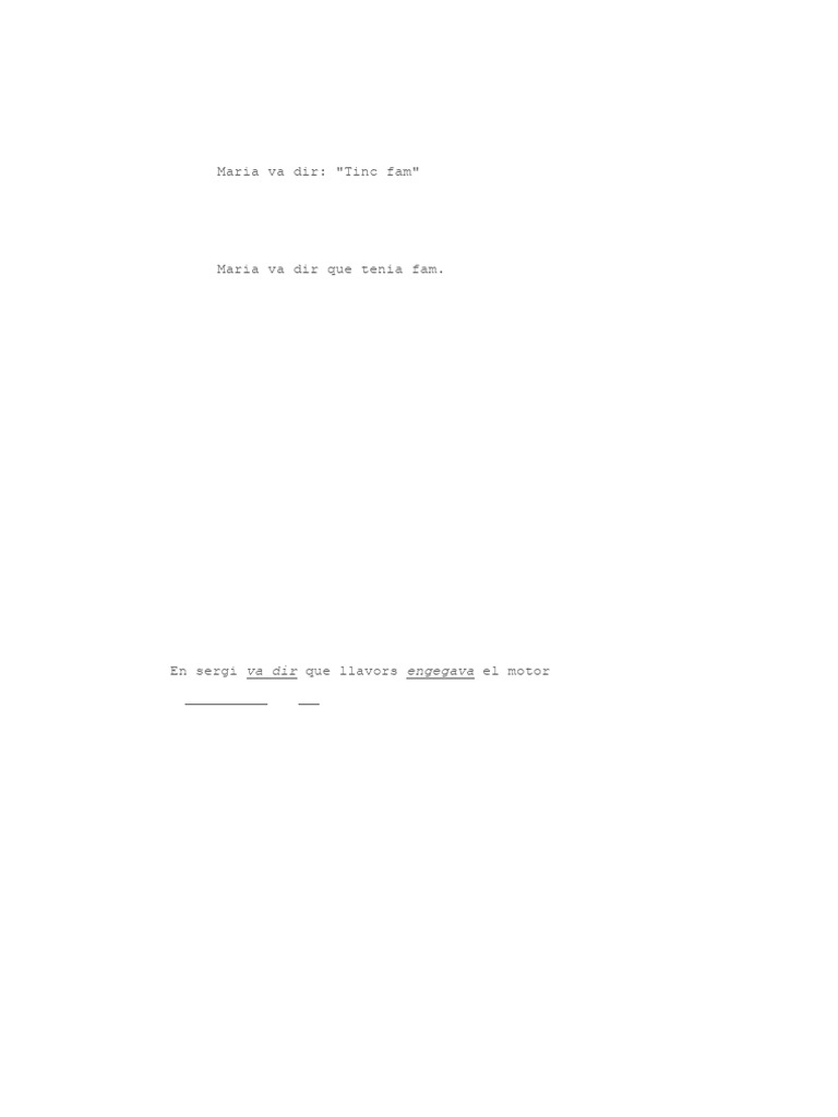 Discurs Directe I Indirecte | PDF