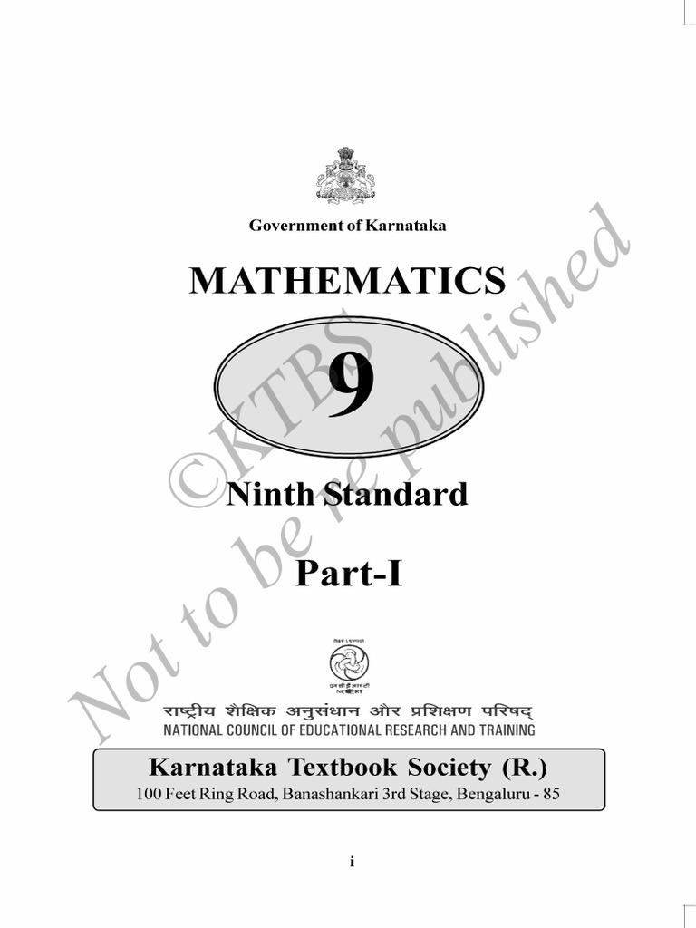 State Board 9th Maths | PDF