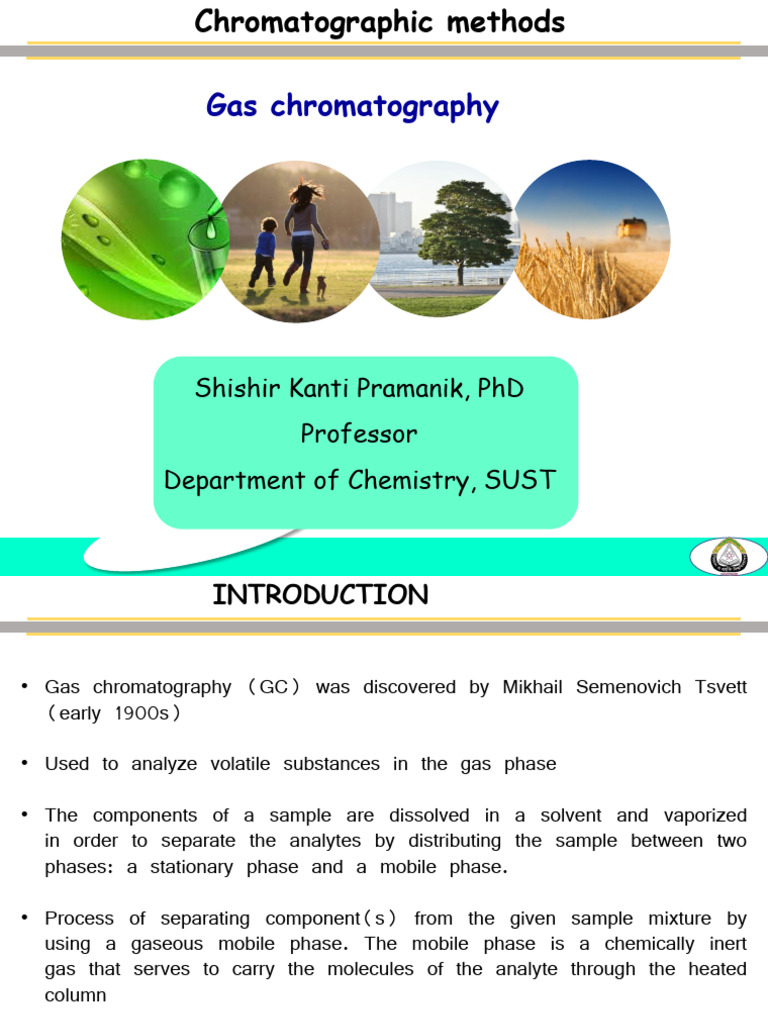 Lecture 2_GC | PDF | Gas Chromatography | Chromatography