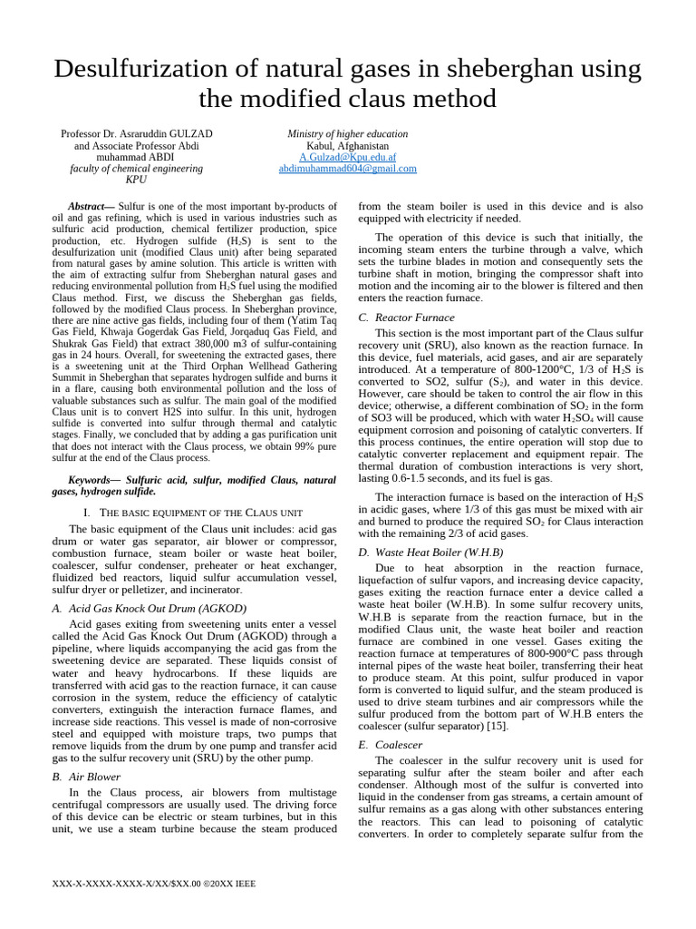 IEEE Paper Format Template | PDF | Boiler | Combustion