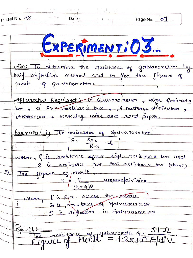 Experiment 3 | PDF