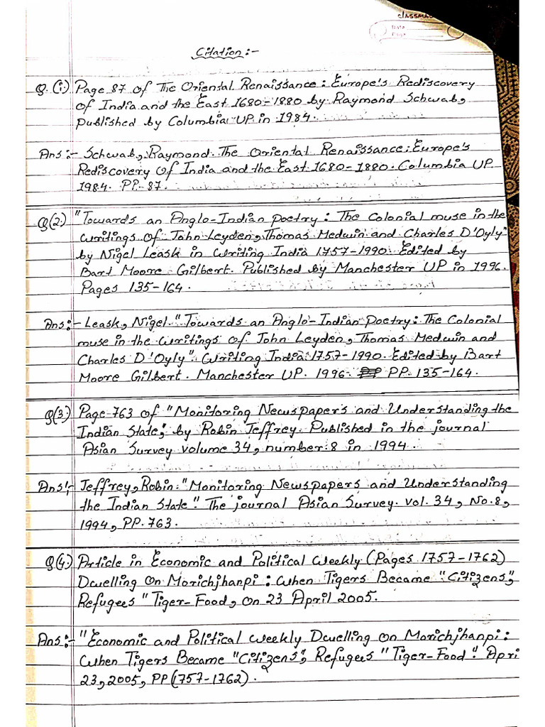 2021 Citation + (MLA General Rules) | PDF