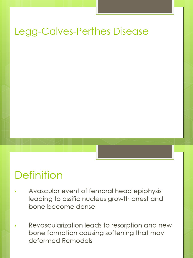 Perthes Review | PDF | Bone | Hip