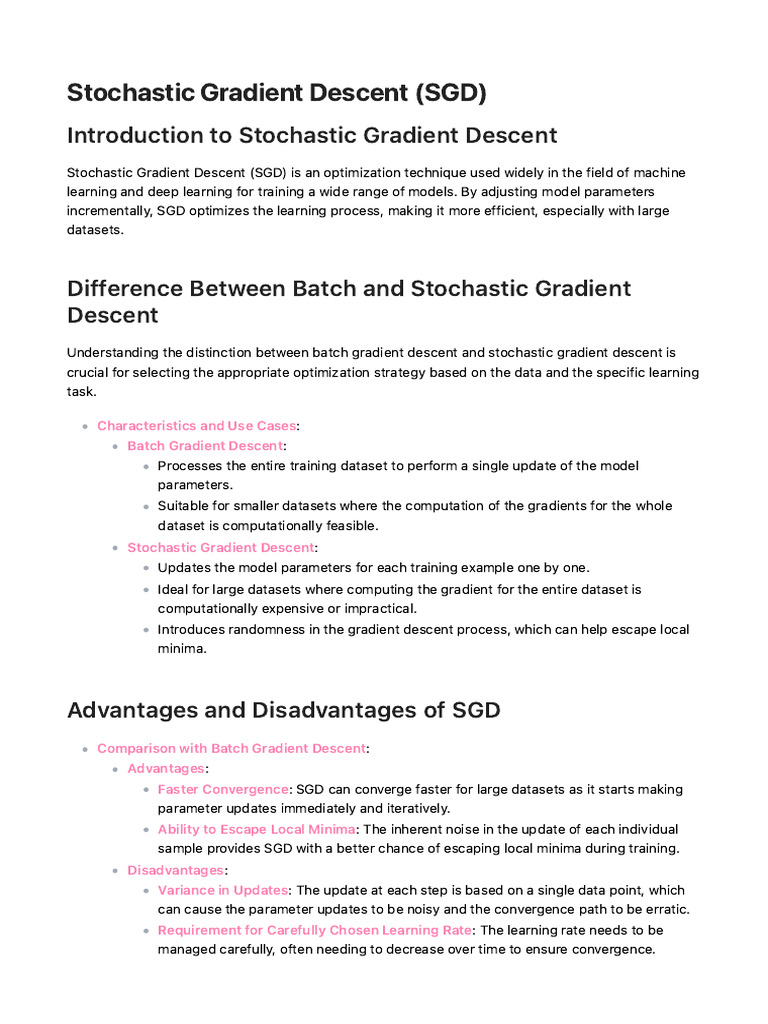 05.Stochastic Gradient Descent (3) | PDF | Computational Science | Artificial Intelligence