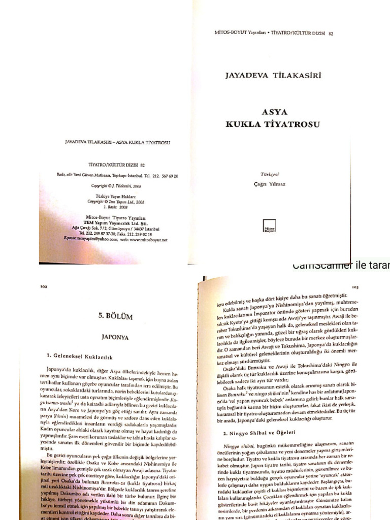 Japonya - Asya Kukla Tiyatrosu - Jayadeva Tilakasiri | PDF
