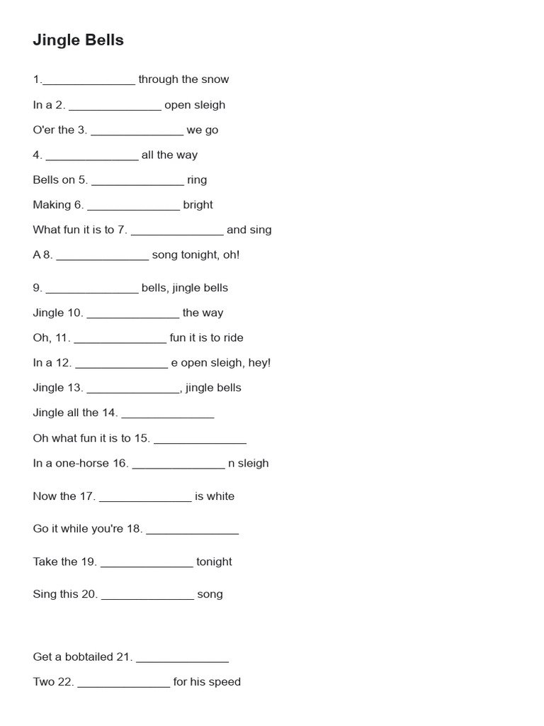 Jingle Bells | PDF