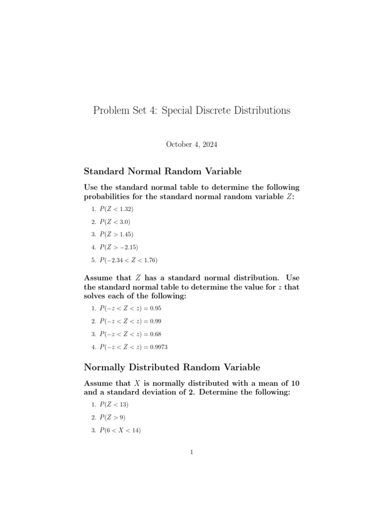 Problem_Set_6___Probability_and_Statistics | PDF | Probability Theory | Applied Mathematics