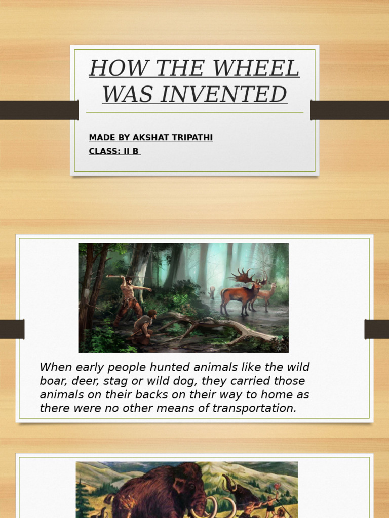 HOW THE WHEEL WAS INVENTED | PDF