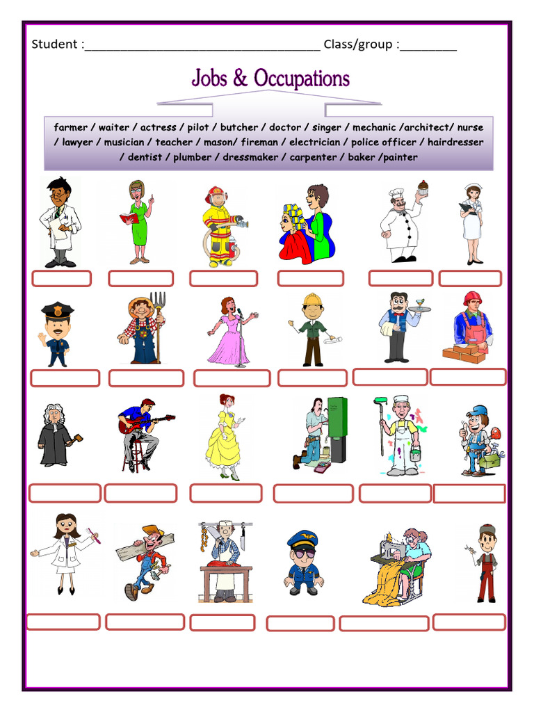 Jobs and Occupations - Introduction | PDF