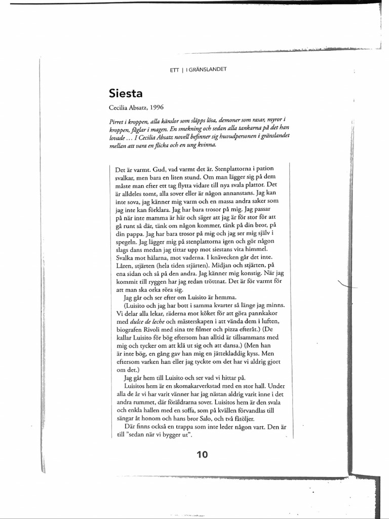 Siesta Novell Sva 3 | PDF