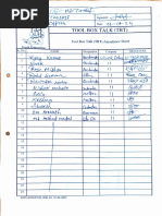 Tbt-Attendance Sheet | PDF