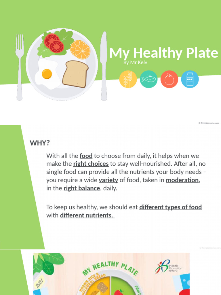 My Healthy Plate | PDF | Healthy Diet | Foods