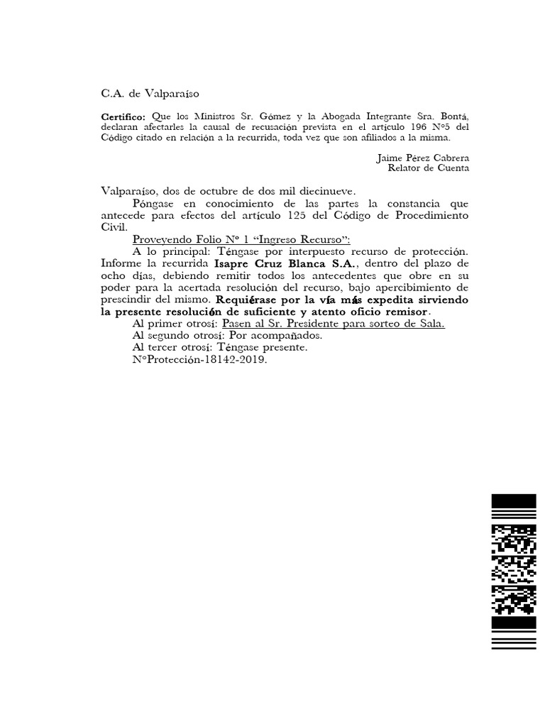 Eliana Victoria Quezada Munoz Ministro Fecha: 02/10/2019 12:30:31 Juana ...