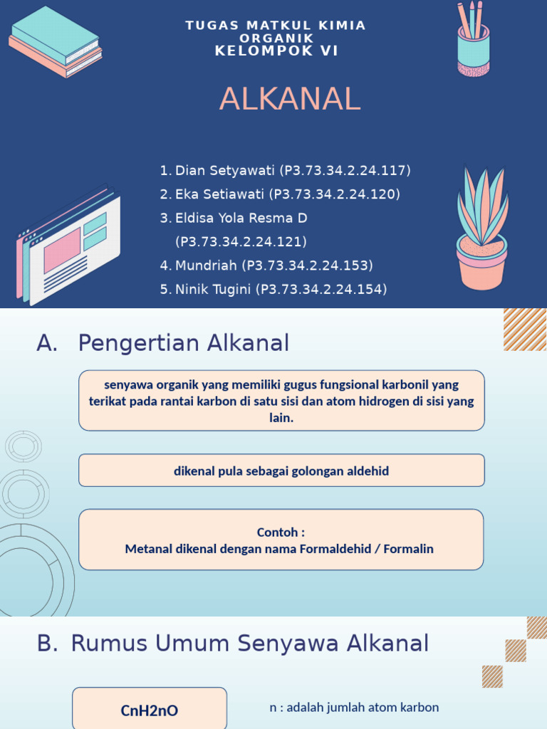 Rumus dan Dampak Alkanal dalam Kimia | PDF