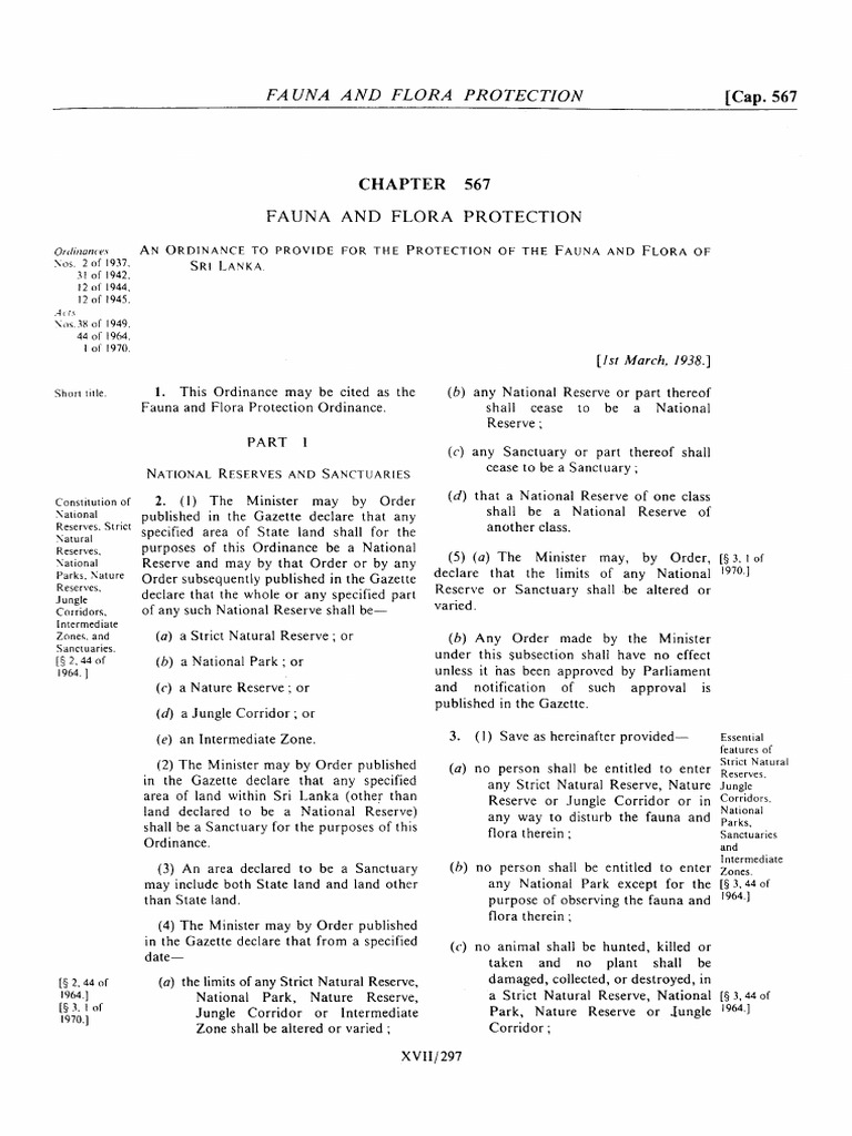 Fauna A N D Flora Protection | PDF | Hunting | Fine (Penalty)