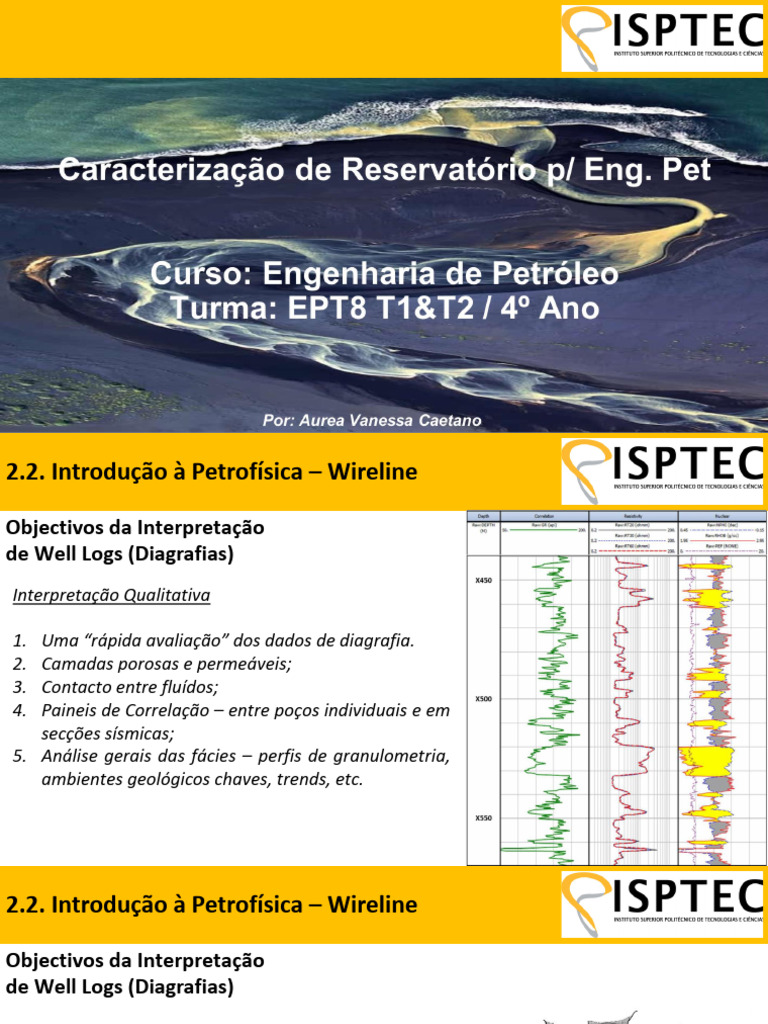 Interpretação de Well Logs em Petrofísica | PDF | Reservatório de ...