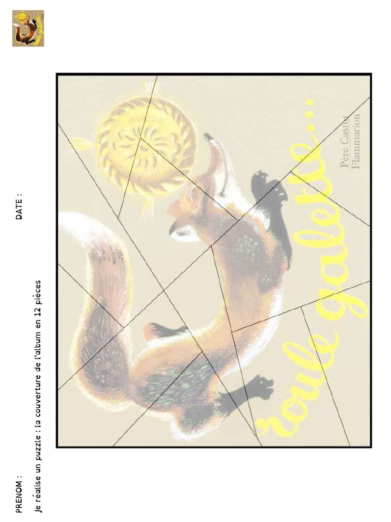 roule galette puzzle 12 pièces | PDF