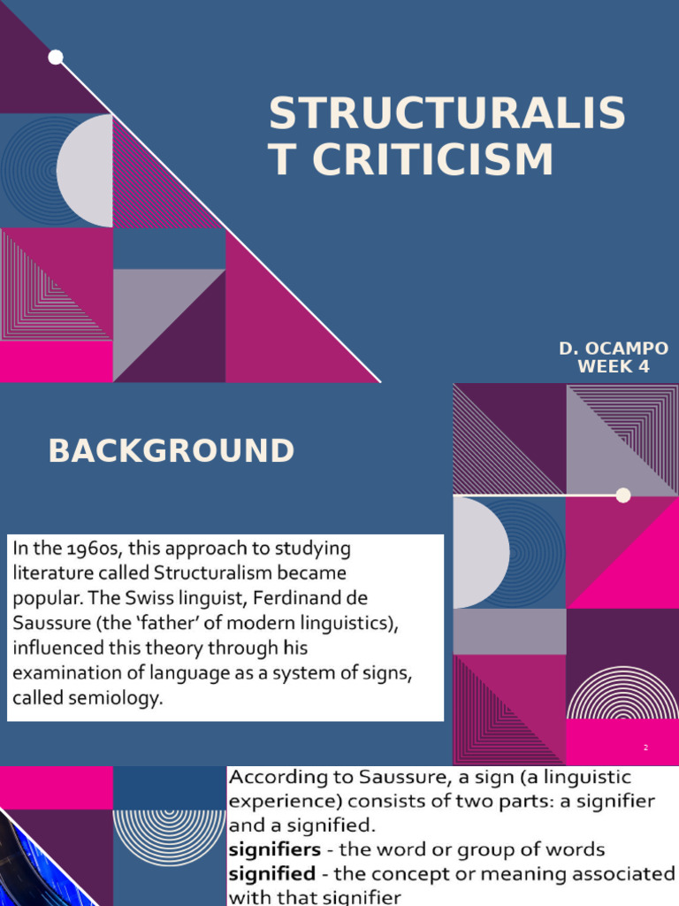 Structuralism (1) | PDF