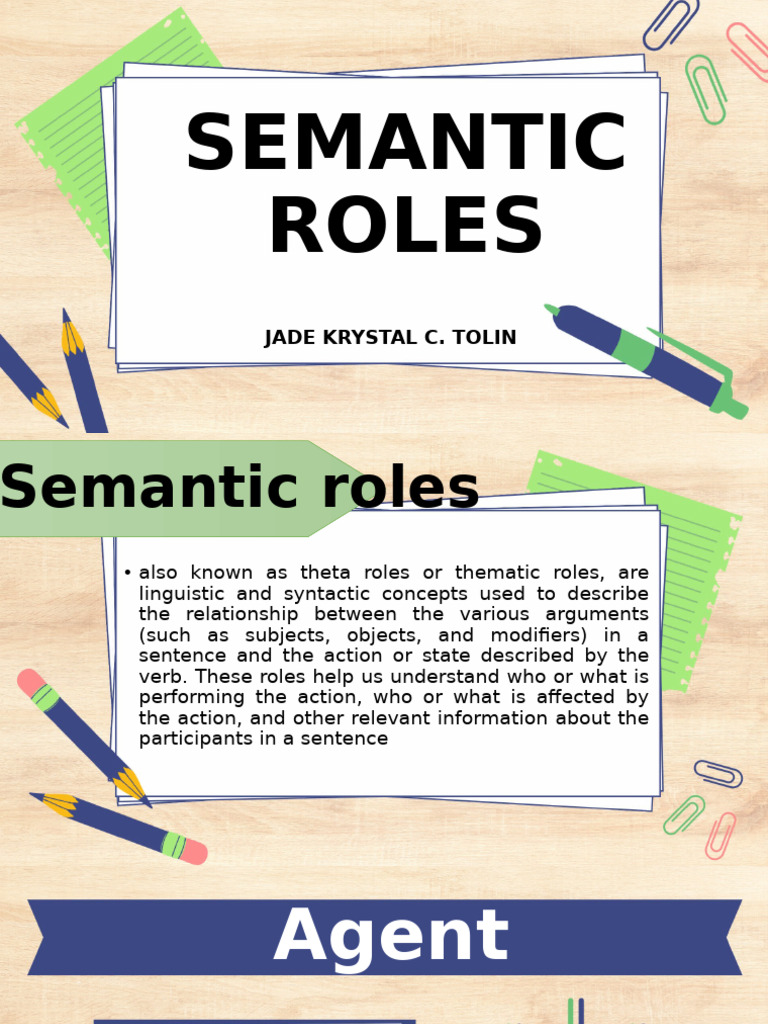 SEMANTIC-ROLES | PDF
