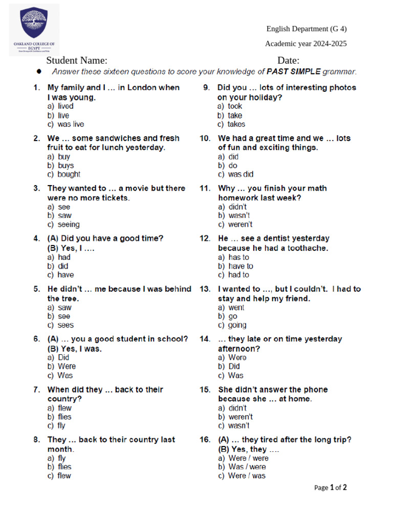 G4 EXTRA worksheets | PDF