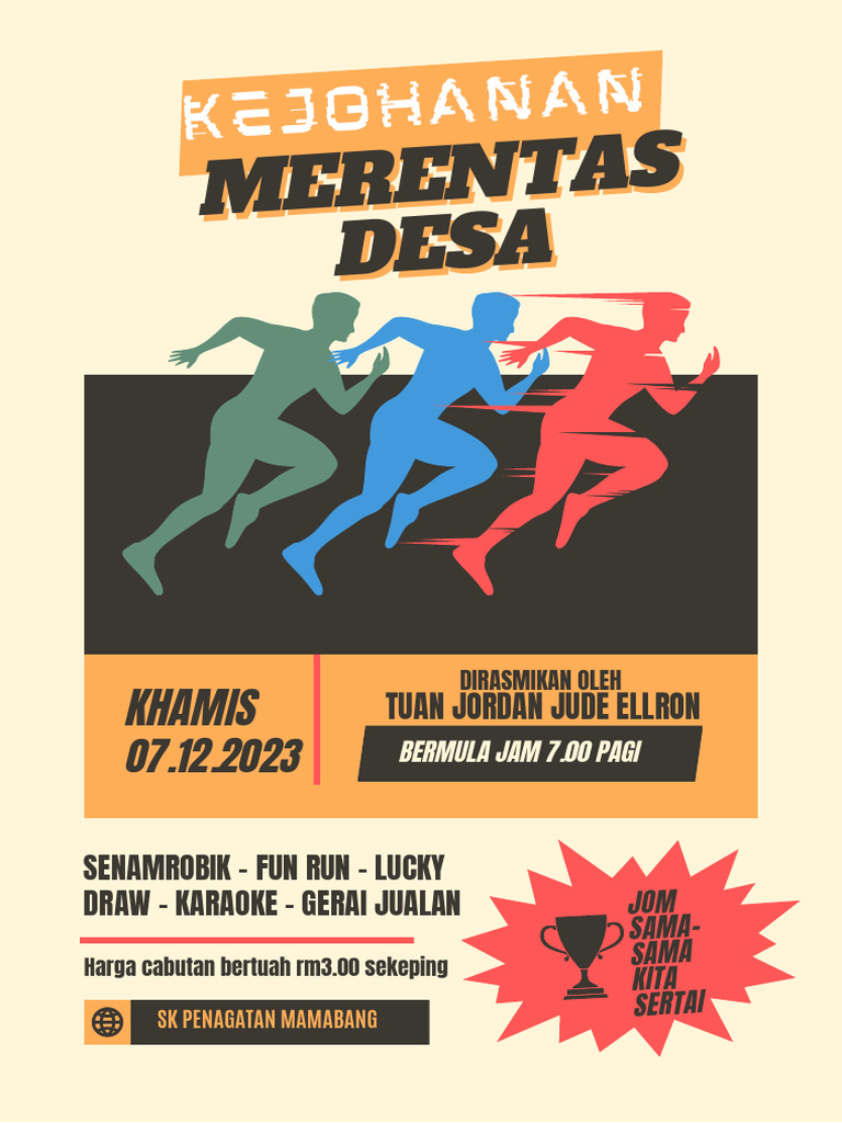 Buku Program Kejohanan Merentas Desa | PDF