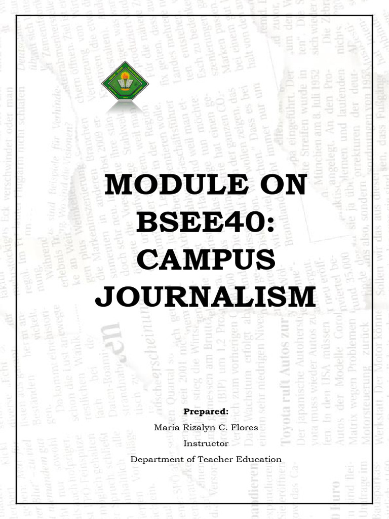MODULE-LESSON1 | PDF | Journalism | News