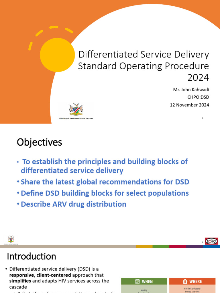 DSD Updates - 12 November 2024 | PDF | Management Of Hiv/Aids ...