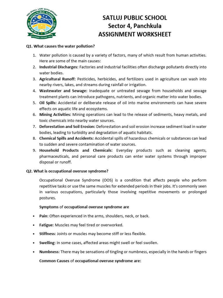 unit 4 ch 2 | PDF | Water Pollution