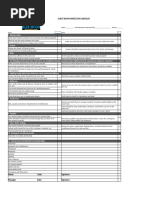 CR Checklist | PDF | Domestic Implements | Excretion