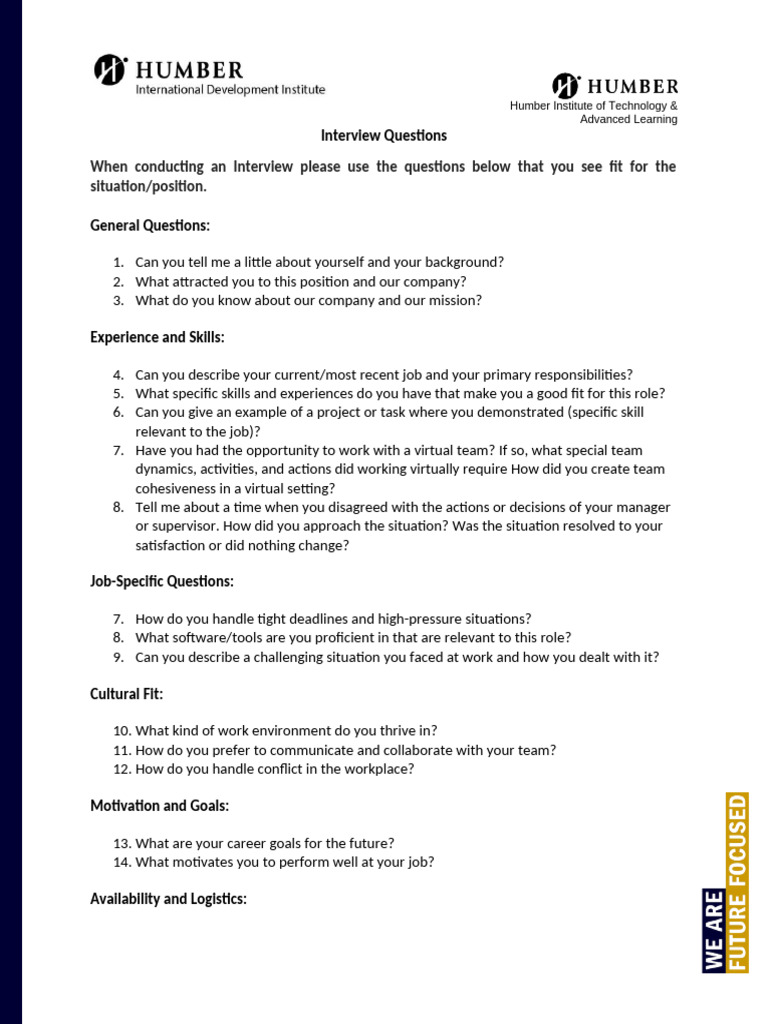 002 - Interview Questions | PDF