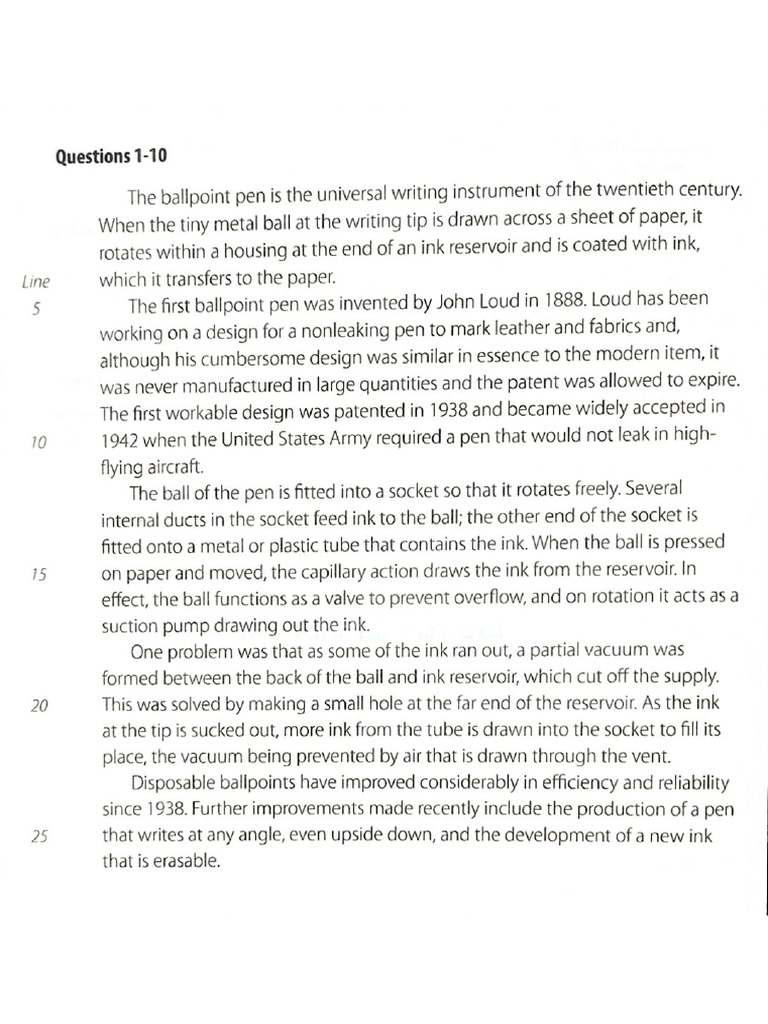 Reading (20 Problems) | PDF