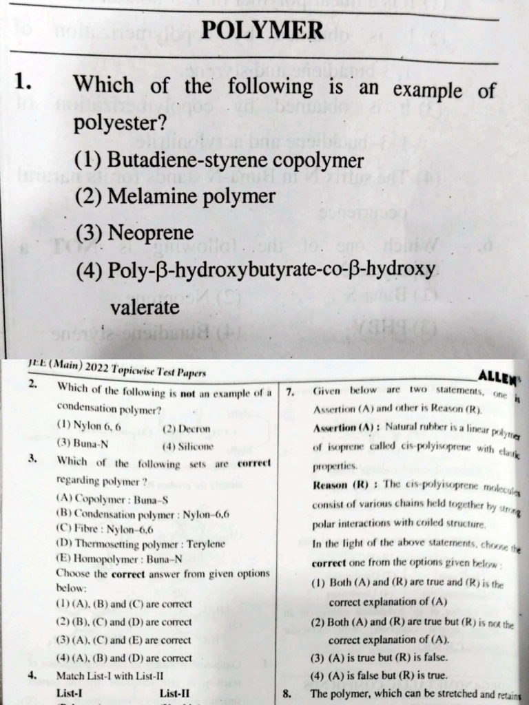 13. polymer (1) | PDF | Copolymer | Polymers