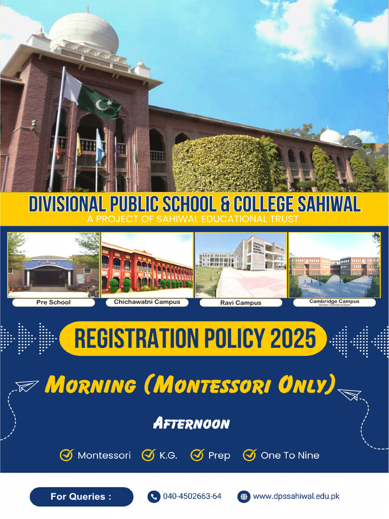 DPS Admission Brochure 2025 . | PDF