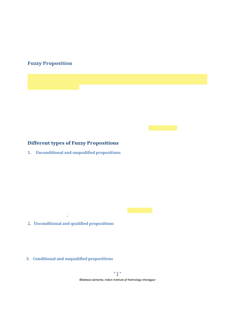 Chapter 4 Fuzzy Rules and Inferences | PDF | Fuzzy Logic | Proposition