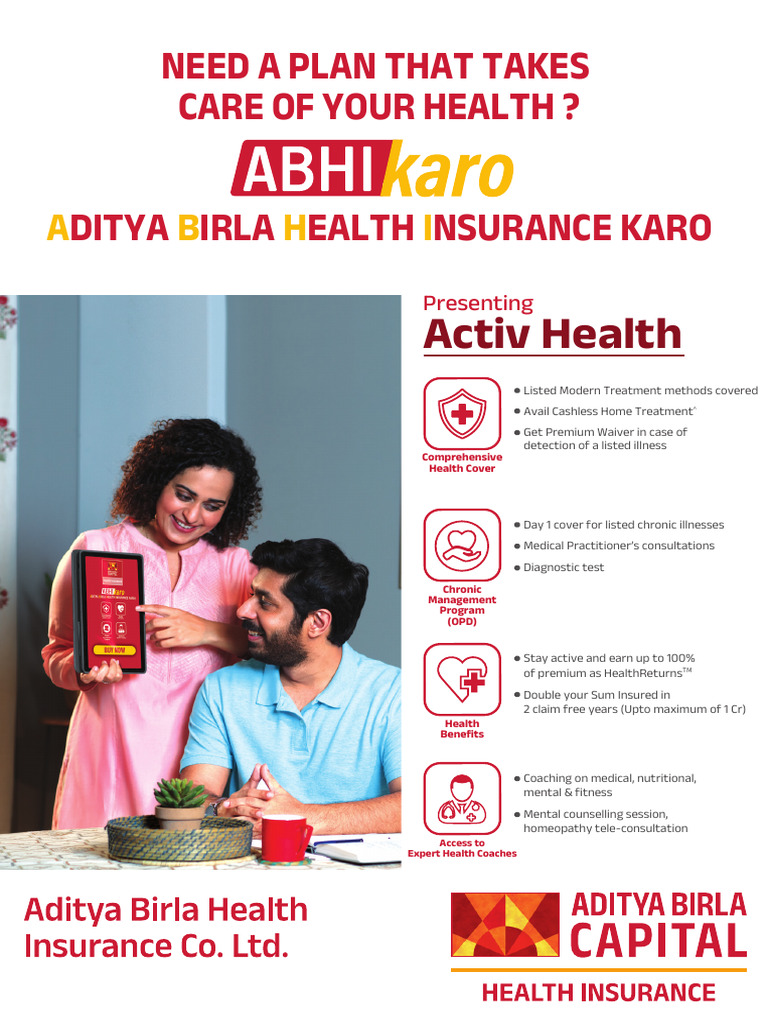 Activ Health Insurance Benefits Overview | PDF | Chronic Condition ...