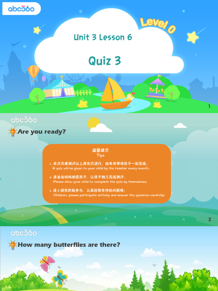 Unit 3 Lesson 6 Quiz Overview | PDF