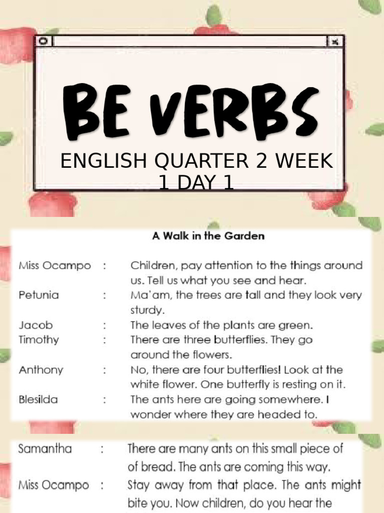 English Quarter 2 Week 1 Day 1 | PDF