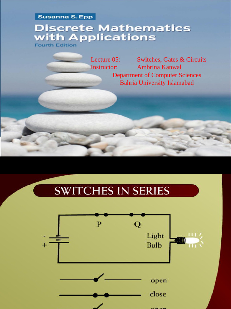 Lecture 05 - Switches, Gates & Circuits | PDF | Electricity ...