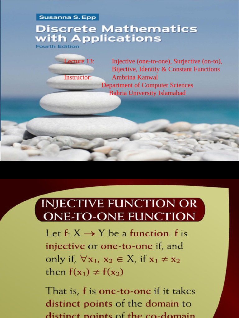 Functions: Injective, Surjective, Bijective | PDF | Function ...