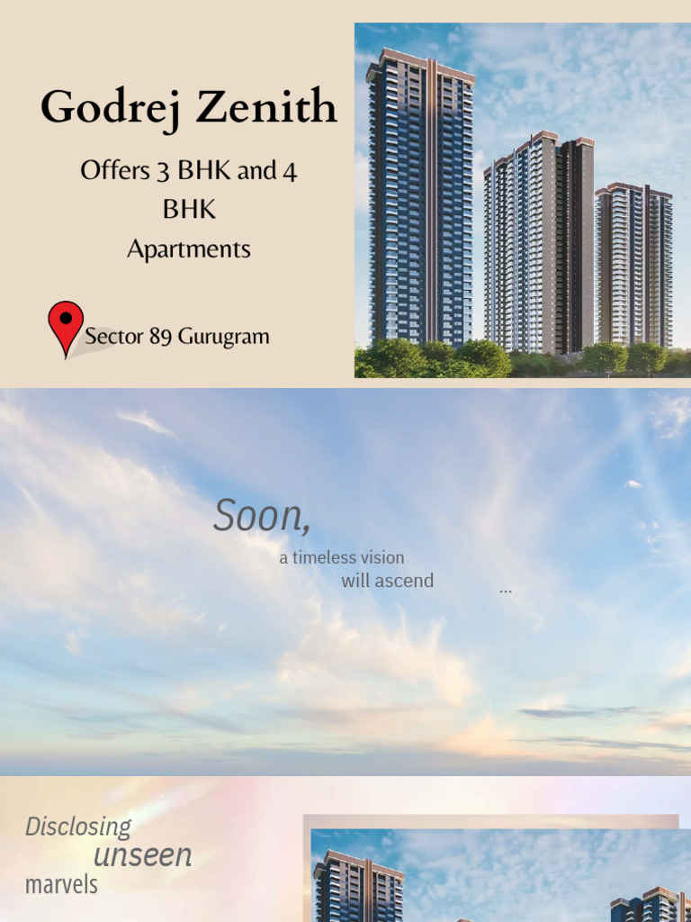 Godrej Zenith Sector 89 Gurugram E-Brochure | PDF