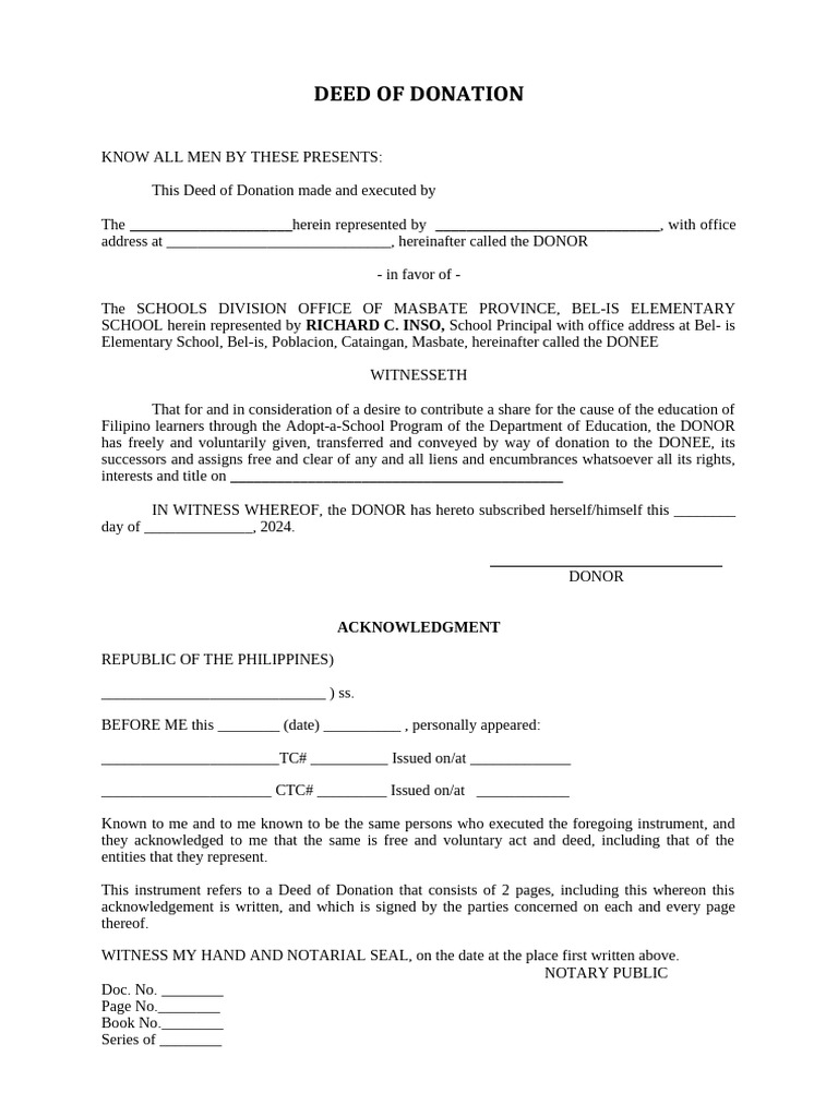 DOD.DOA | PDF | Real Property Law | Legal Documents