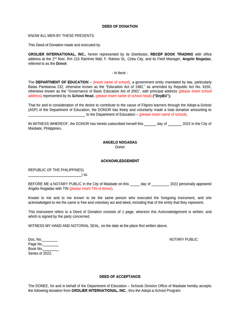 DOD-DOA-Sch-Level-Grolier-International-Inc. | PDF | Governance ...