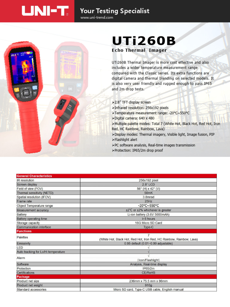 Product Flyer--UTi260B | PDF