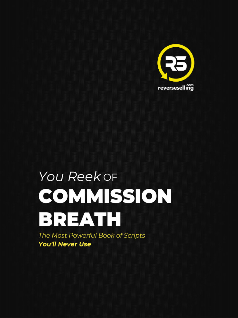 Reverse Selling - Scriptbook | PDF