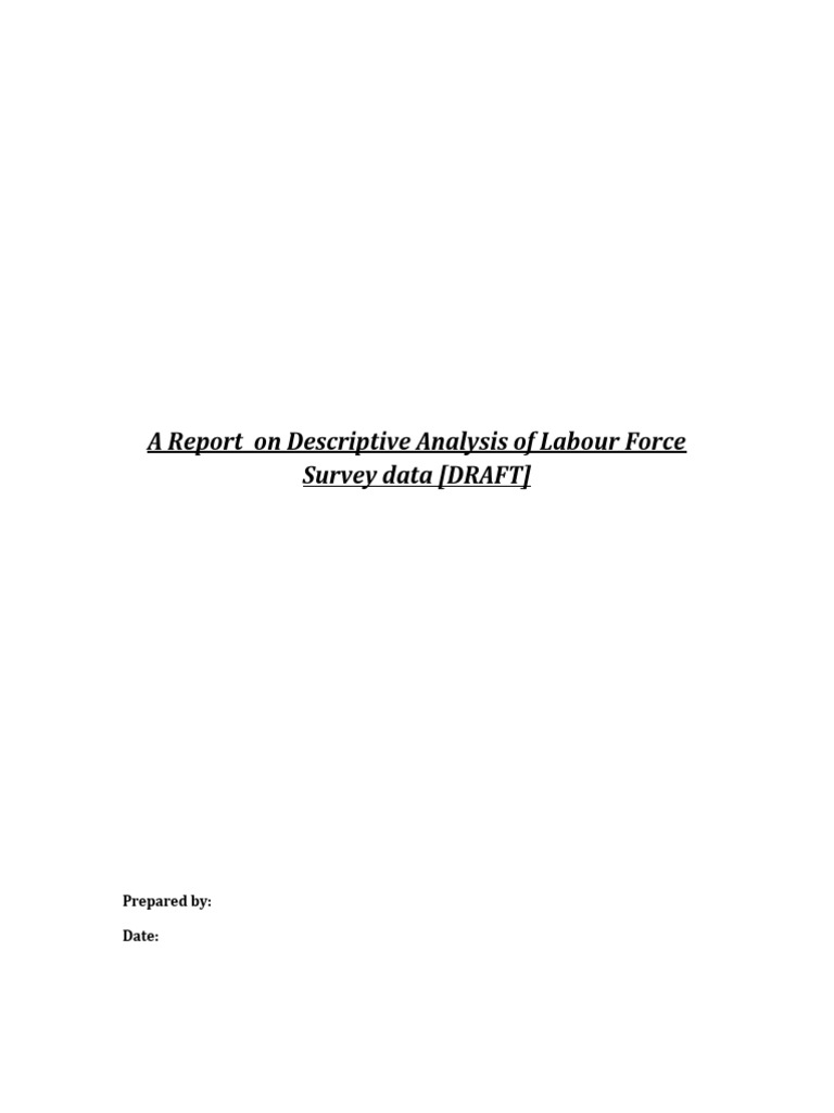 Descriptive Analysis | PDF | Gender Pay Gap | Employment