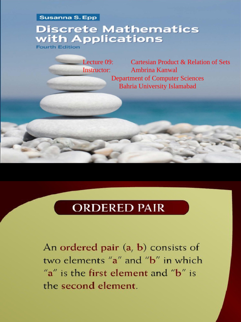 Cartesian Product and Set Relations | PDF