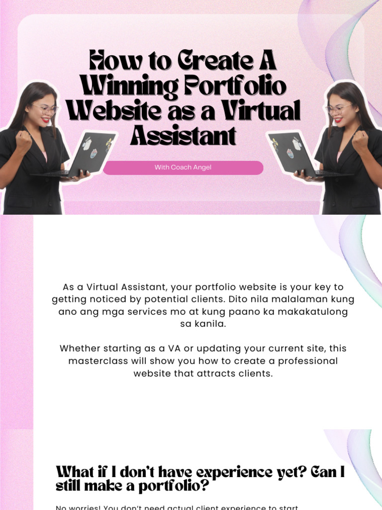 Build a Winning VA Portfolio Website | PDF | Brand | Websites
