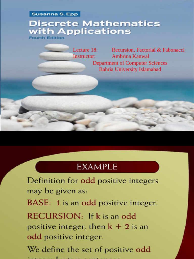 Lecture 18 - Recursion, Factorial & Fabonacci | PDF